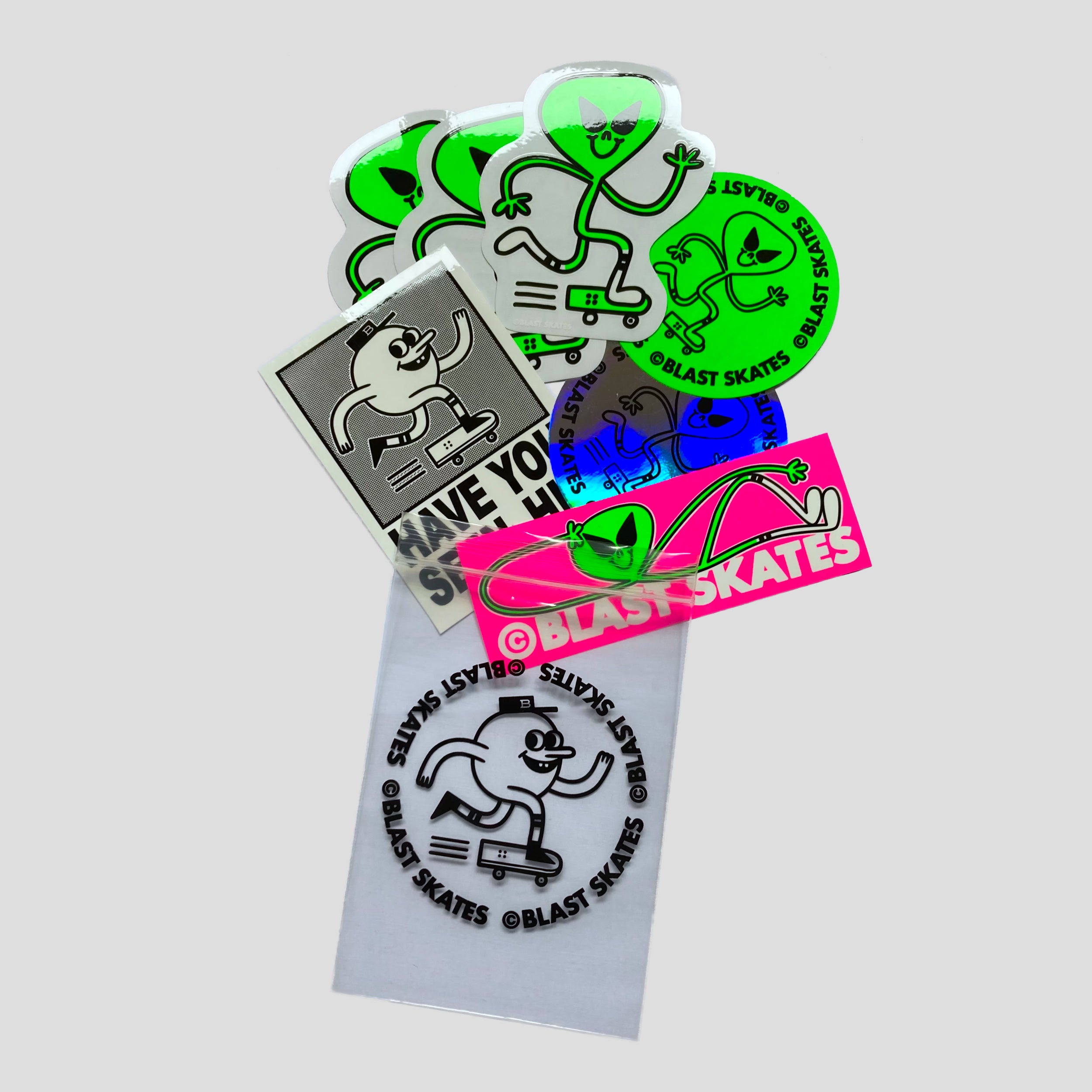 ALIEN TAKEOVER STICKER PACK – BLAST SKATES UK